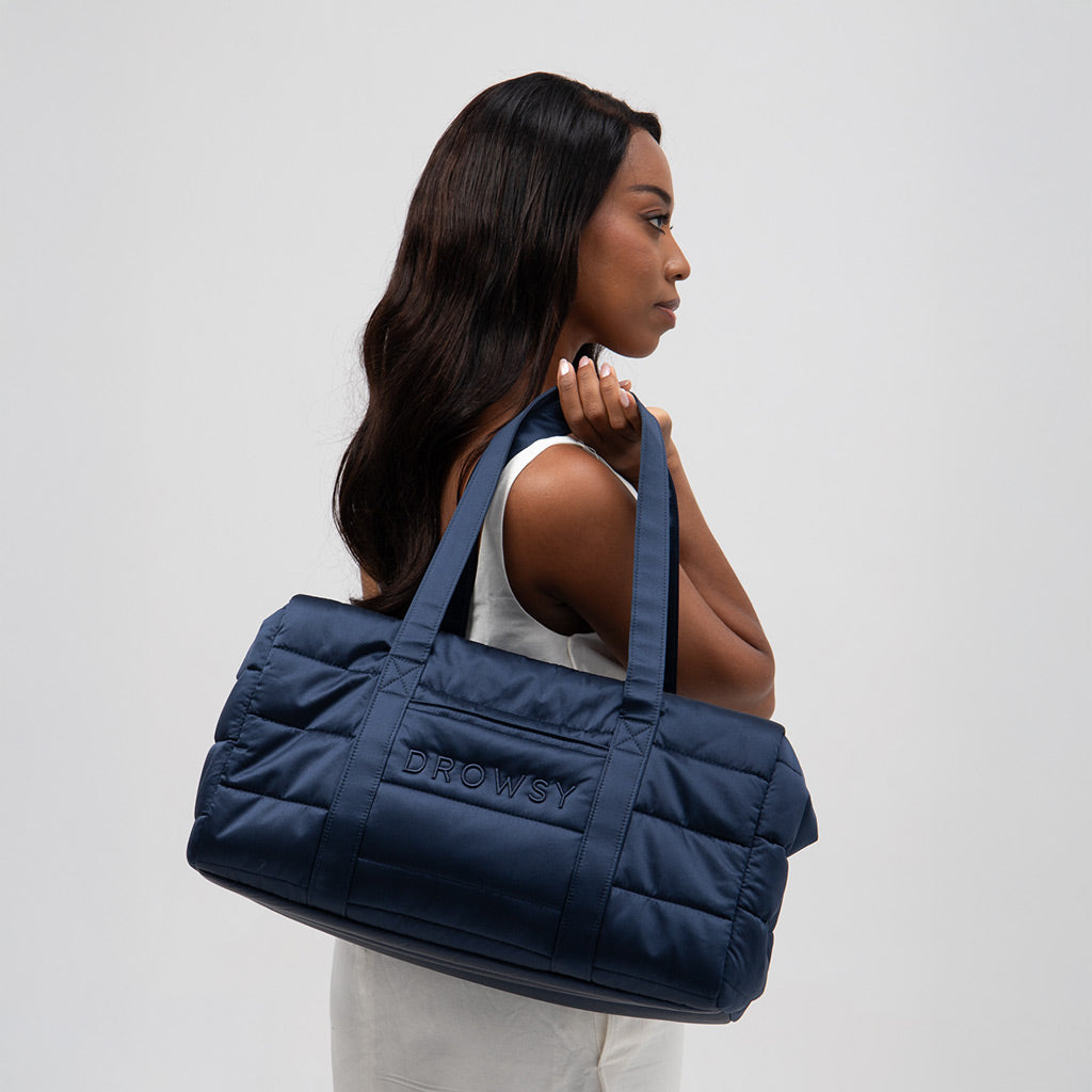 Drowsy Silk Weekender - Midnight Blue