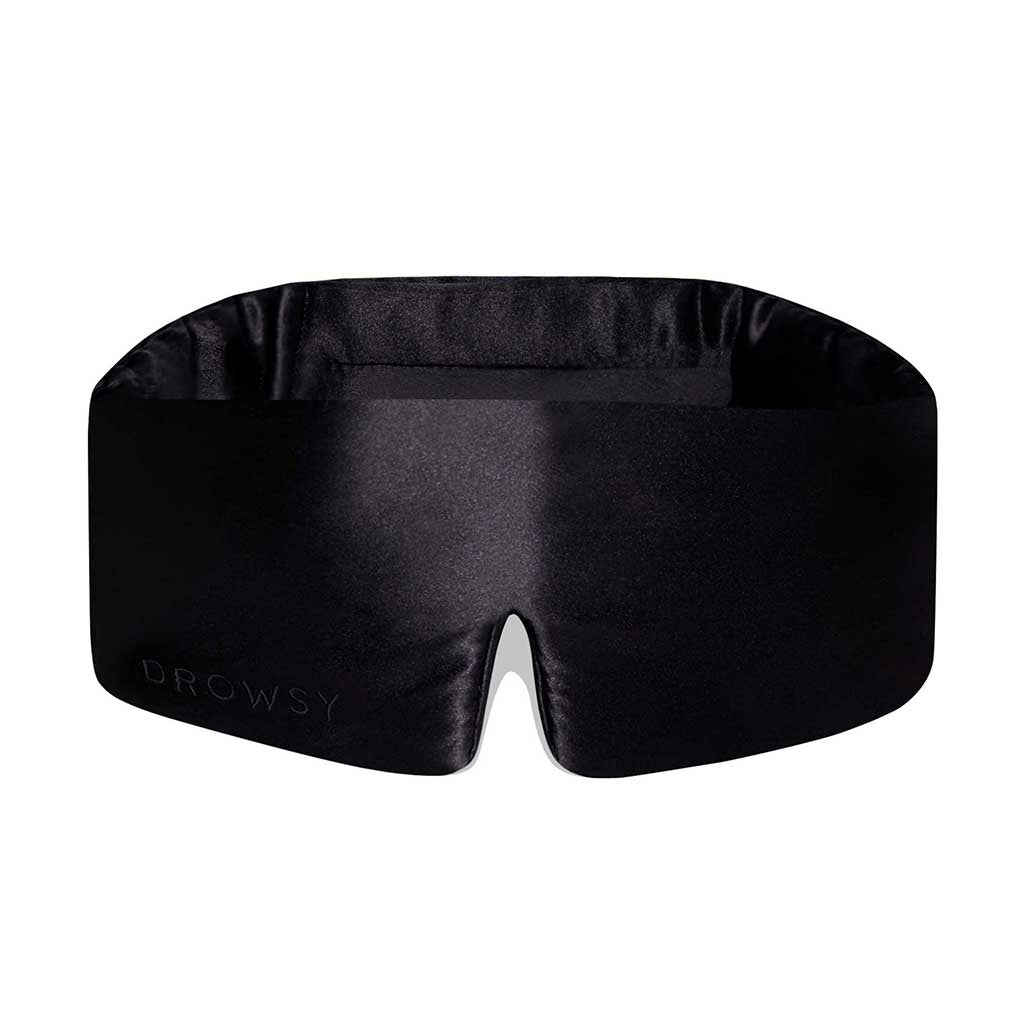 Black Jade Cloud-Like Eye Mask | Luxurious Silk Sleep Mask