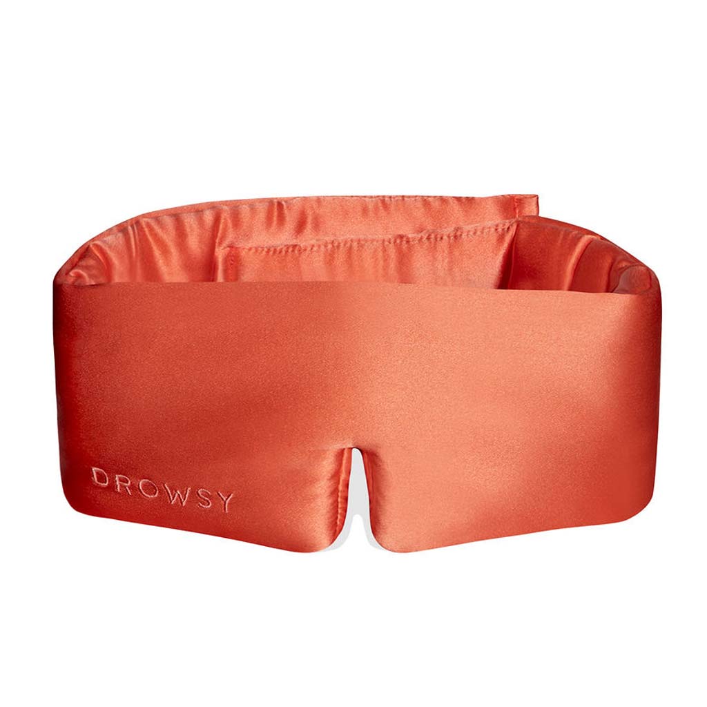 Summer Coral Cloud-Like Eye Mask | Luxurious Silk Sleep Mask