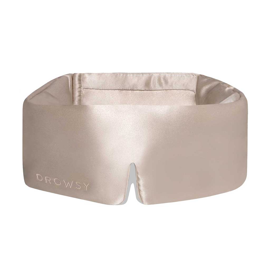 Dusty Gold Eye Mask | Luxurious 100% Silk Sleep Mask