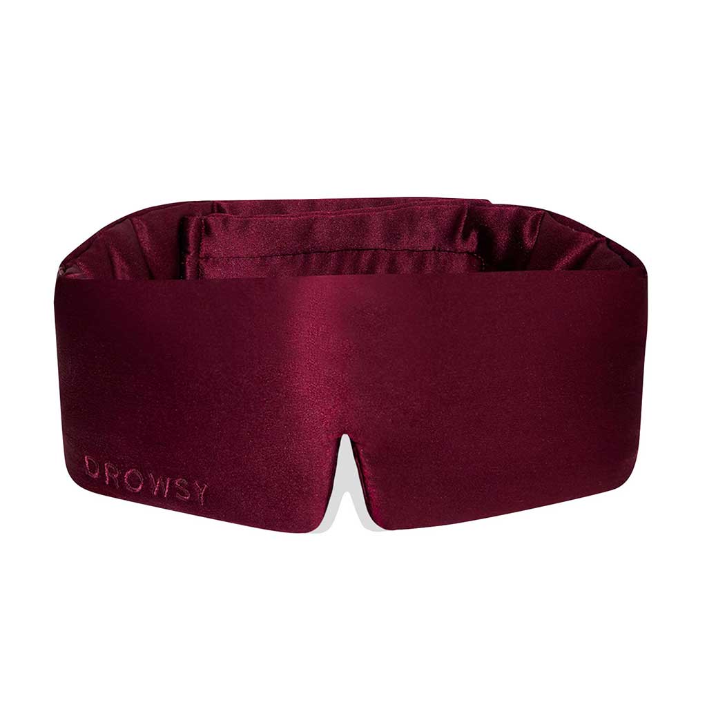 La Vie En Rouge Red Silk Sleep Mask | Beauty Sleep Eye Mask